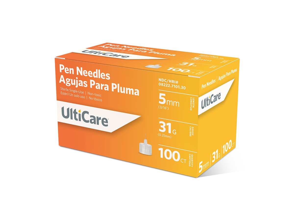 UltiCare Pen Needles 5mm x 31G Mini | UltiMed, Inc