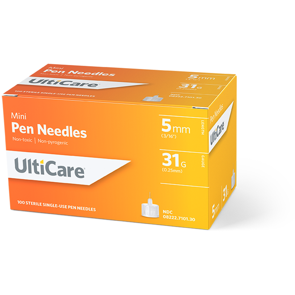 UltiCare Pen Needles 5mm x 31G Mini | UltiMed, Inc