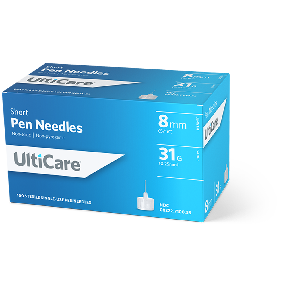 UltiCare Pen Needles 8mm x 31G Short | UltiMed, Inc
