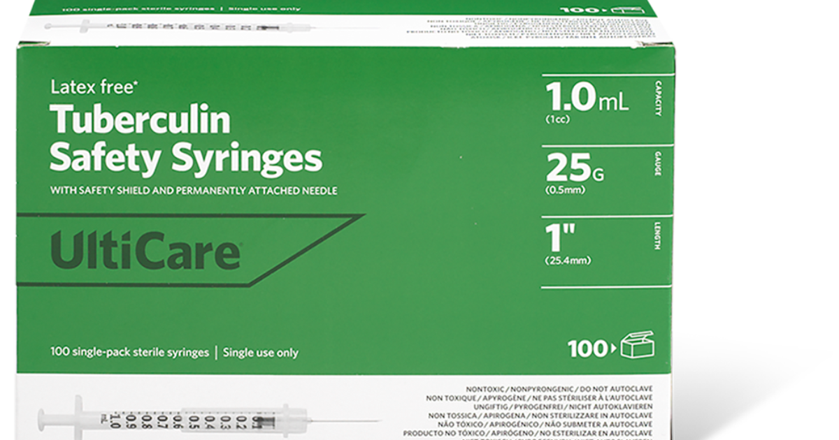 UltiCare Tuberculin Safety Syringes | UltiMed, Inc
