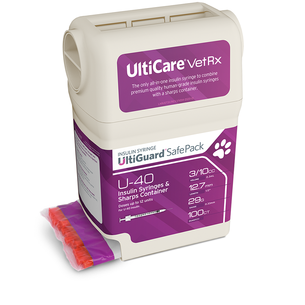 UltiCare VetRx UltiGuard Safe Pack U-40 Insulin… | UltiMed, Inc