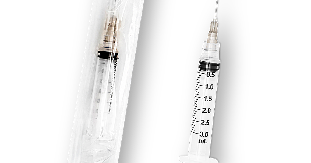 UltiCare VetRx Soft Pack Syringe with Needle 3mL x 22G… | UltiMed, Inc
