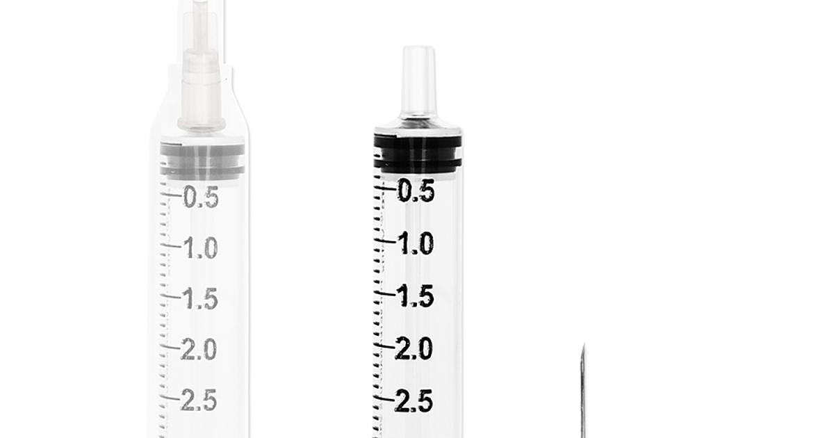 UltiCare VetRx Hard Pack Syringe with Needle 3mL 22G x… | UltiMed, Inc