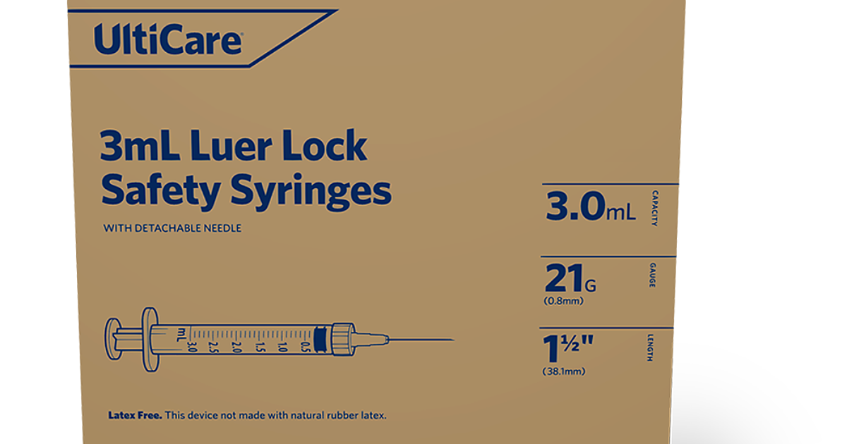 UltiCare® 3mL Safety Syringes | UltiMed, Inc